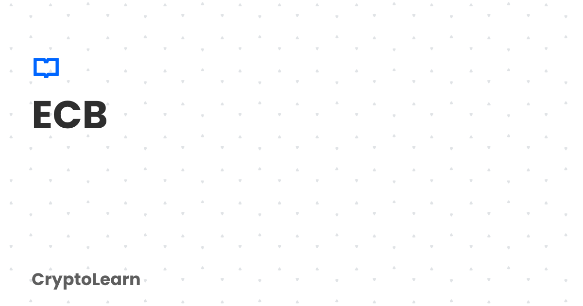ECB | CryptoLearn